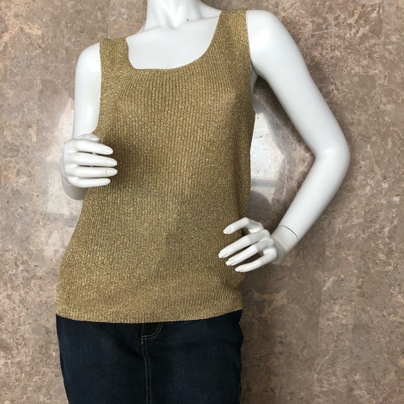 Carina | Tops | Offers Welcome Carina Top Gold Large | Poshmark